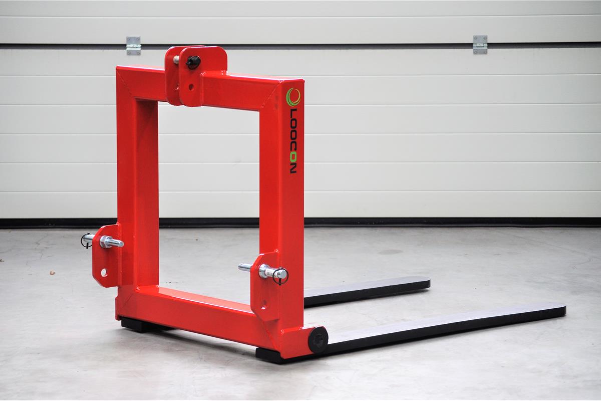 Palletdrager 1000 kg - Geschikt voor mini- en landbouw tractoren ...